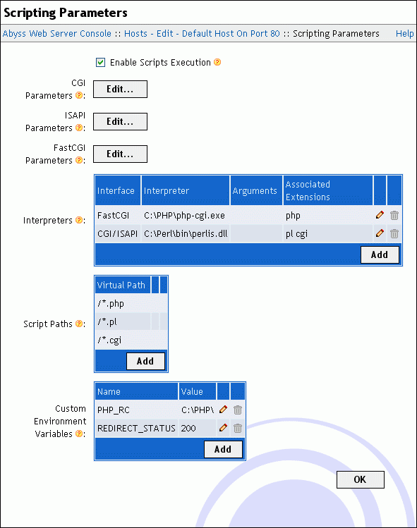 Configuring a host